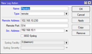Mikrotik – Configuración para Syslog – mundotelematico.com